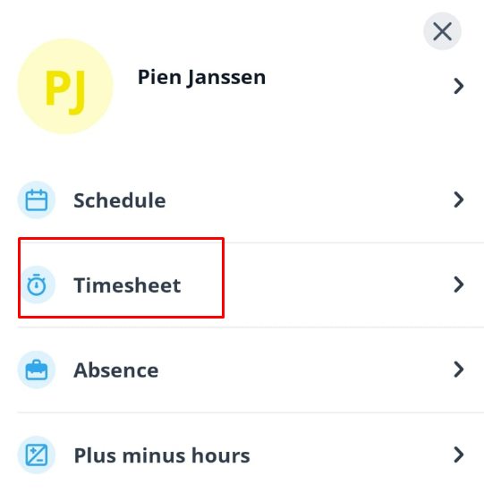 Record working hours manually
