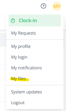 My files